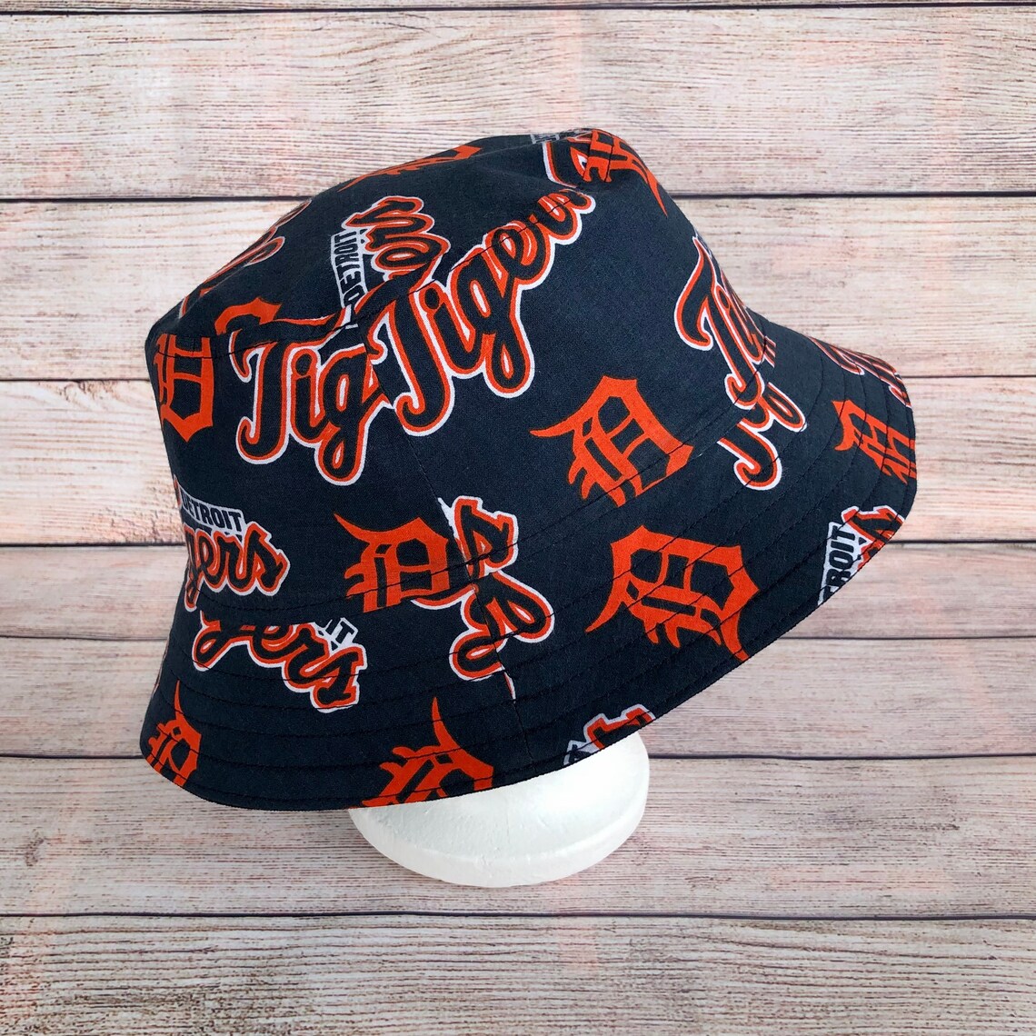 Adult Bucket Hat - Detroit Tigers, MLB Sports Team, Baseball Bucket Hat ...