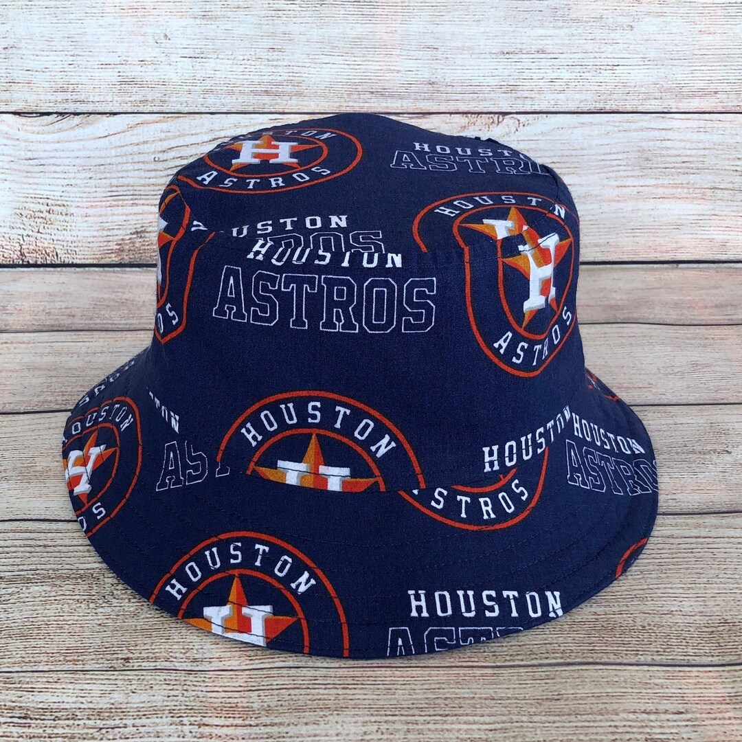 Adult Bucket Hat - Houston Astros MLB Baseball Team Handmade Reversible ...