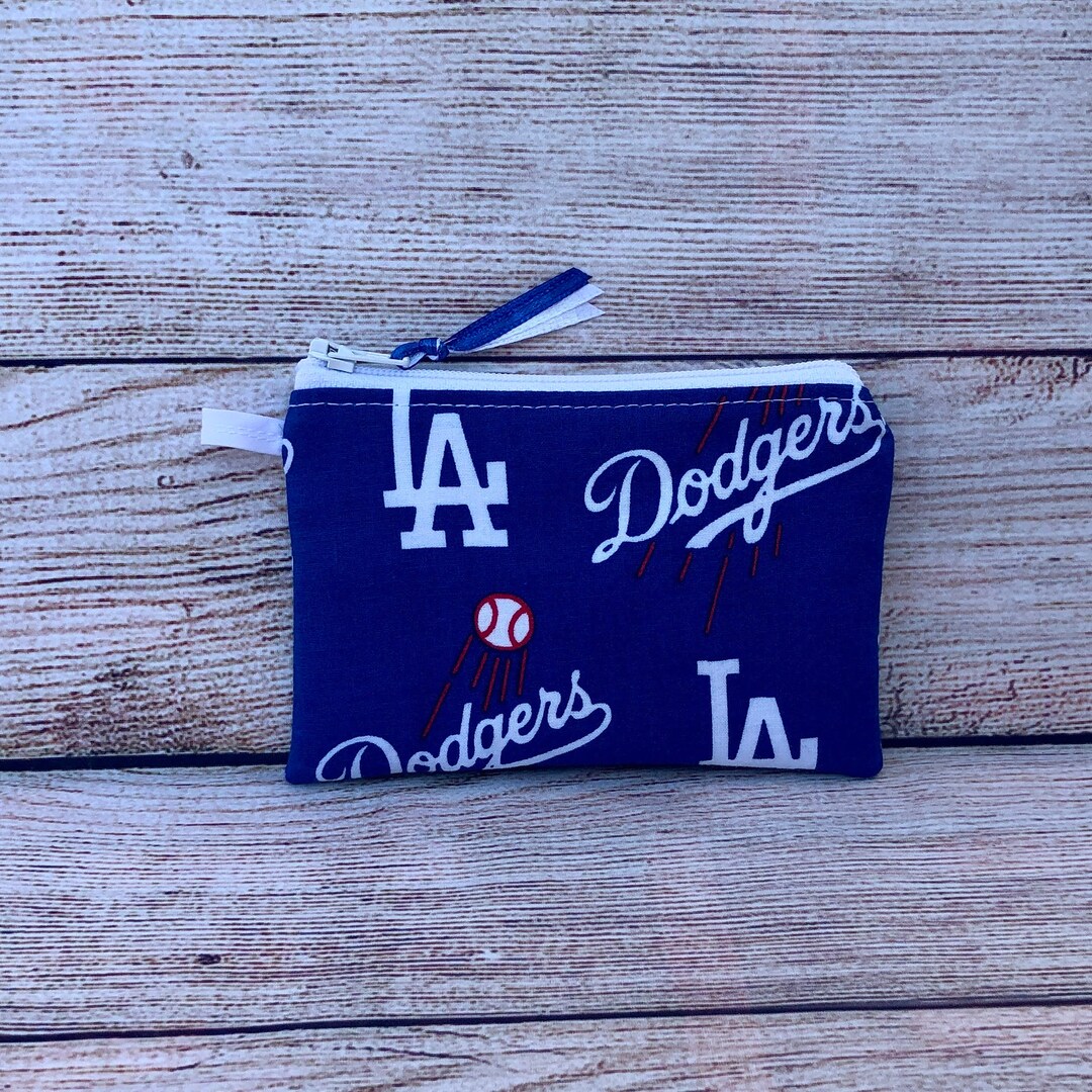 LA Dodgers MLB Baseball Team Handmade Reusable Zipper Coin Credit Card ...