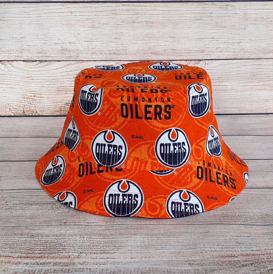Adult or Child Bucket Hat - Edmonton Oilers, NHL, Reversible Hat ...