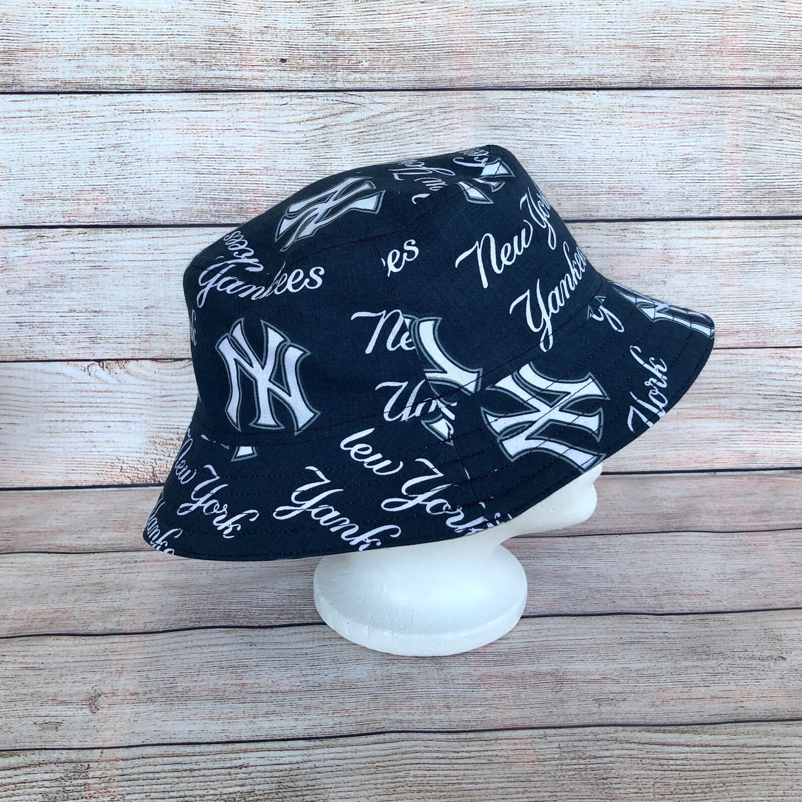 Adult Bucket Hat - New York Yankees MLB Baseball Team Handmade ...