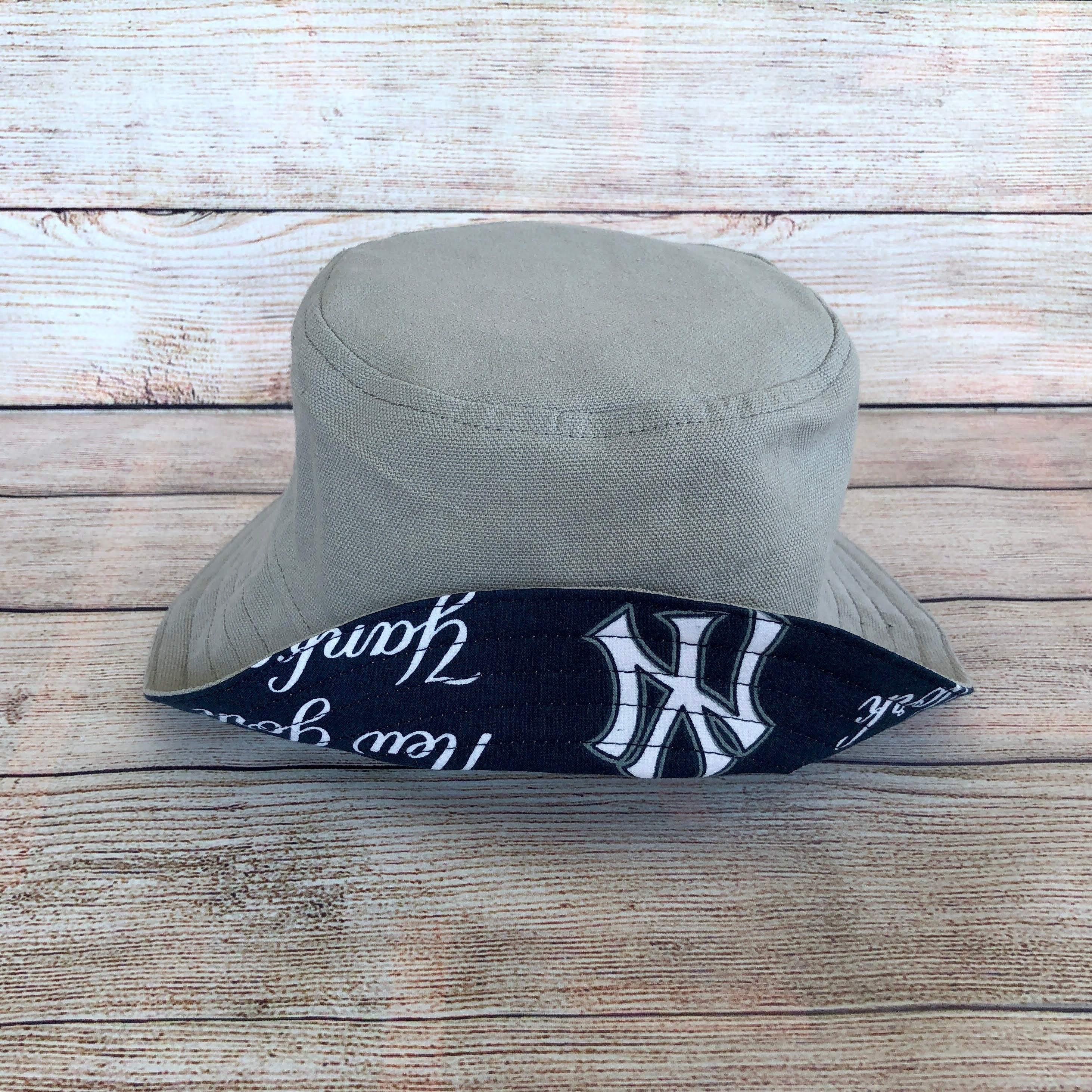 Adult Bucket Hat - New York Yankees MLB Baseball Team Handmade ...