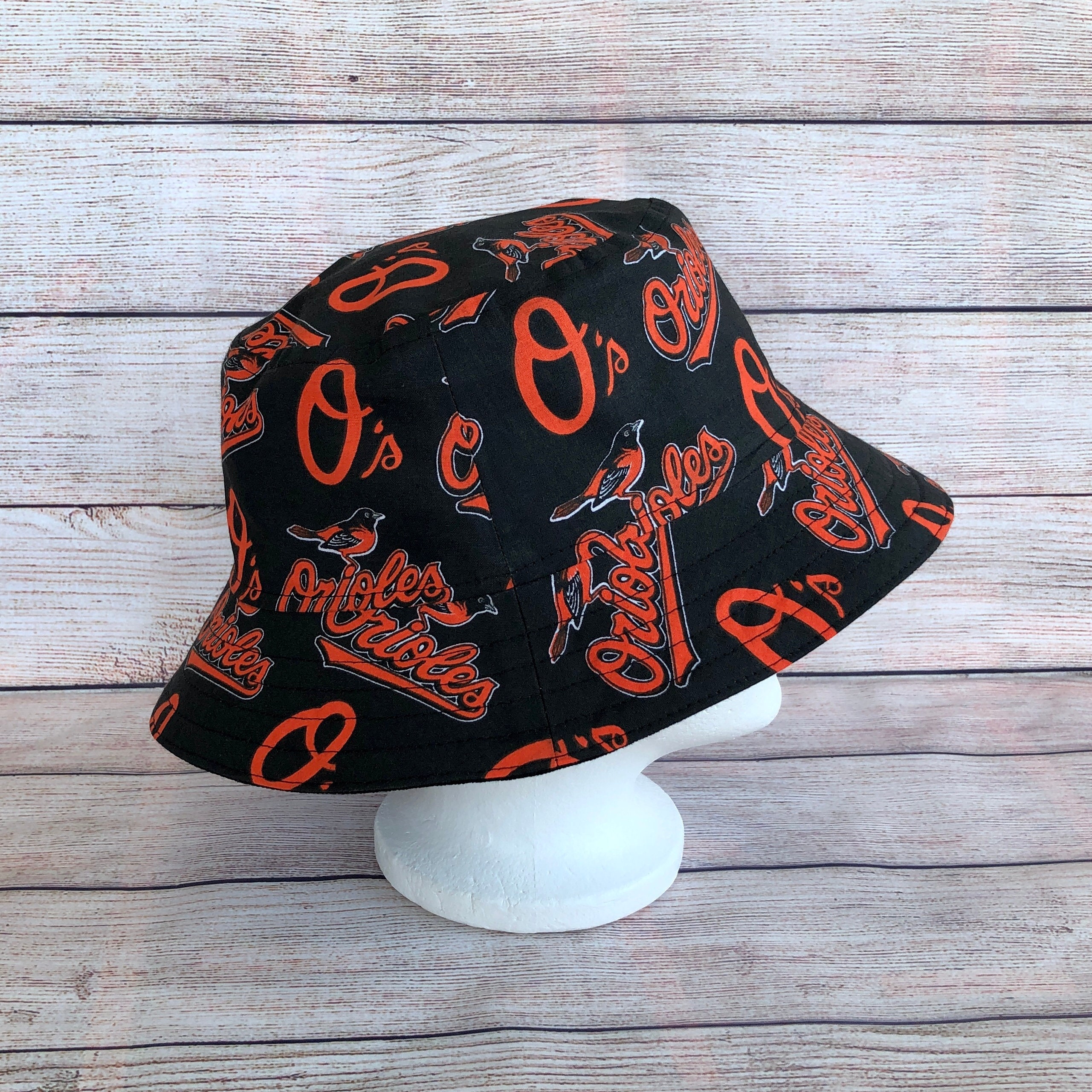 Adult Bucket Hat - Baltimore Orioles MLB Baseball Team Handmade ...