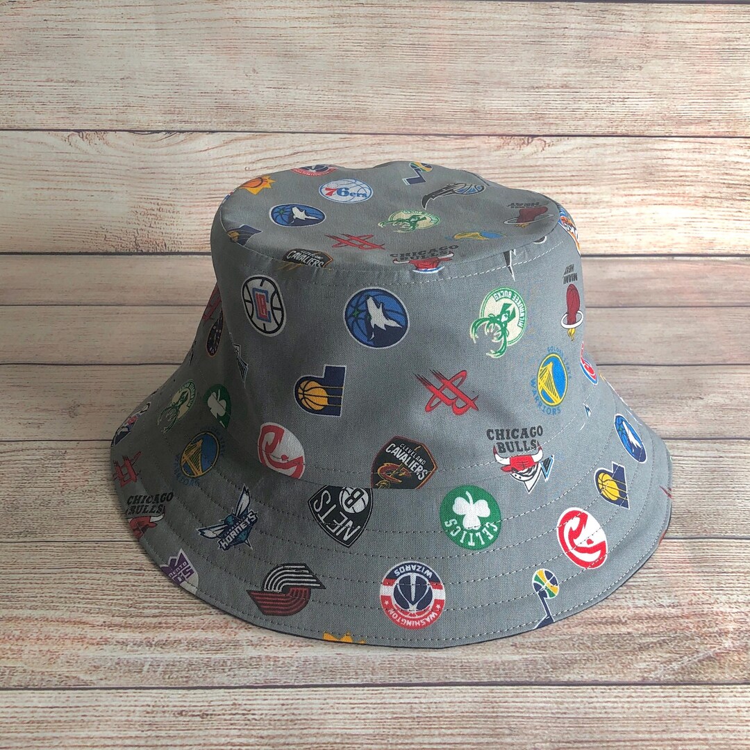 Bucket Hat, NBA Basketball Sports Teams, Basketball Fan Gift, Adult ...