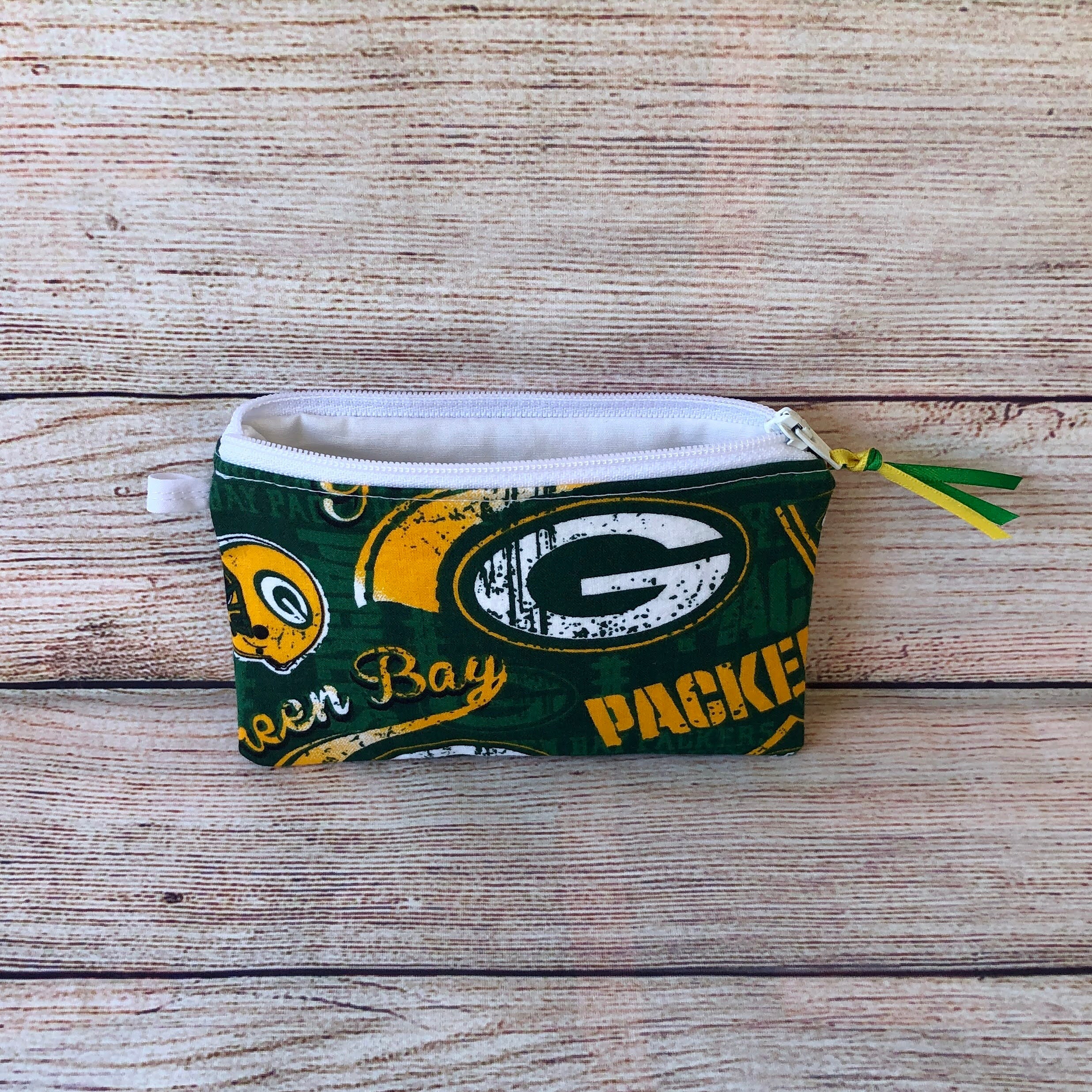 Green Bay Packers NFL Football Team Handmade Reusable Zipper Coin ...