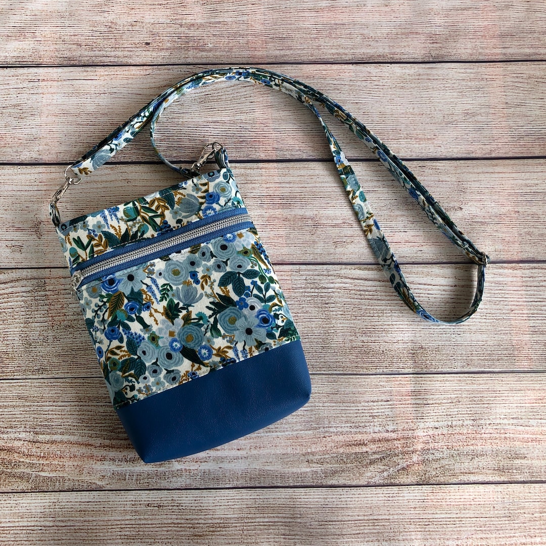 Small Crossbody Phone Bag, Adjustable Strap Smartphone Purse, Handmade ...