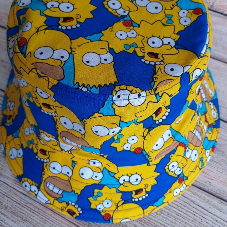 Adult Bucket Hat Animated TV Show Sitcom Reversible Cotton - Etsy