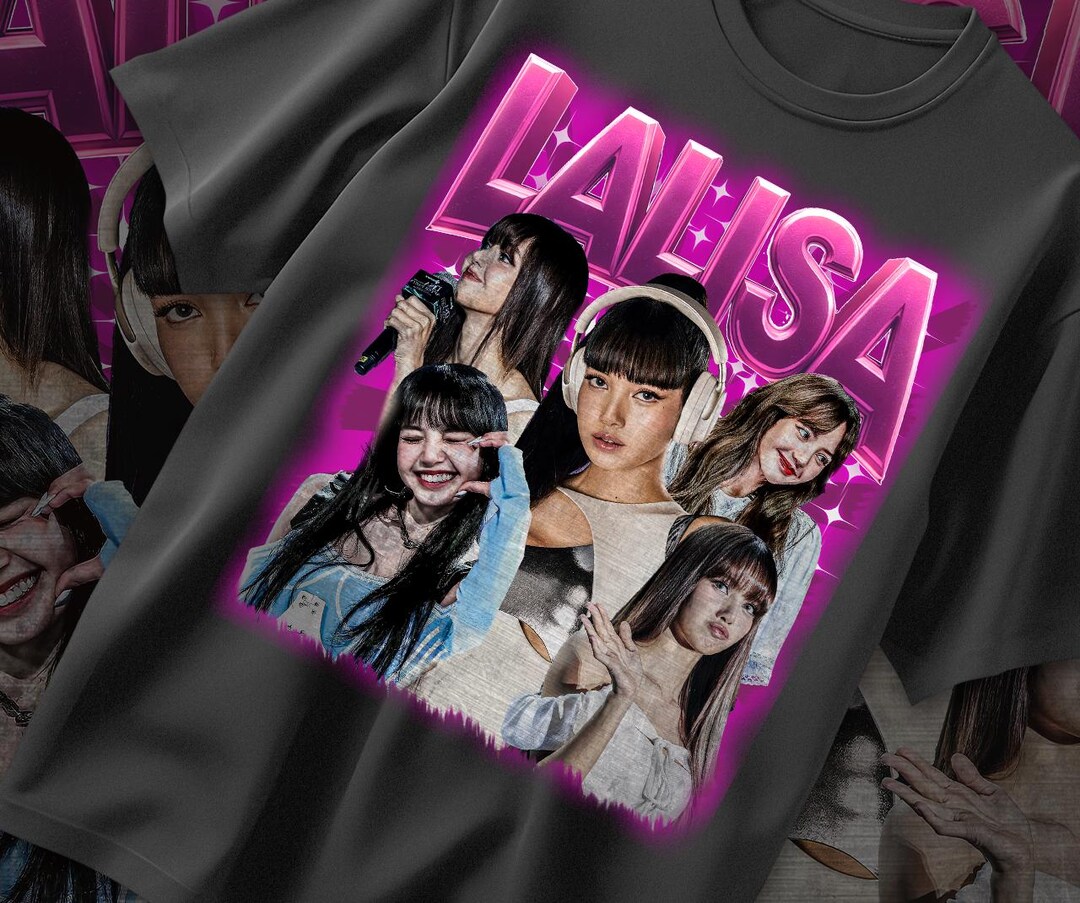 Lalisa Retro Bootleg Inspired Classic Unisex Tee / La Lisa Blackpink ...