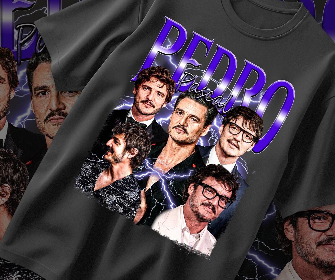 Retro Bootleg Inspired Pedro Pascal Graphic Shirt / Pedro Pascal Fan ...