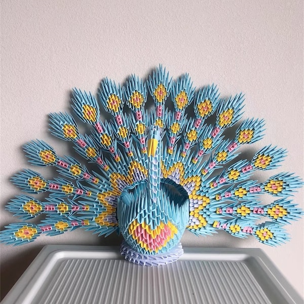 Origami Peacock - Etsy