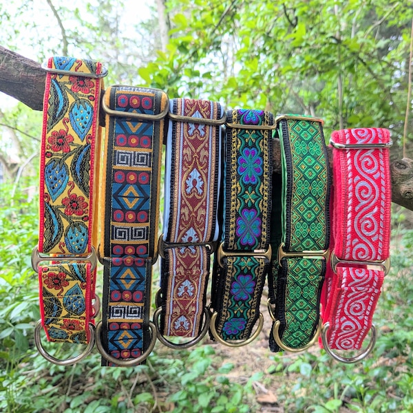 Jacquard 2 Dog Collars - Etsy UK