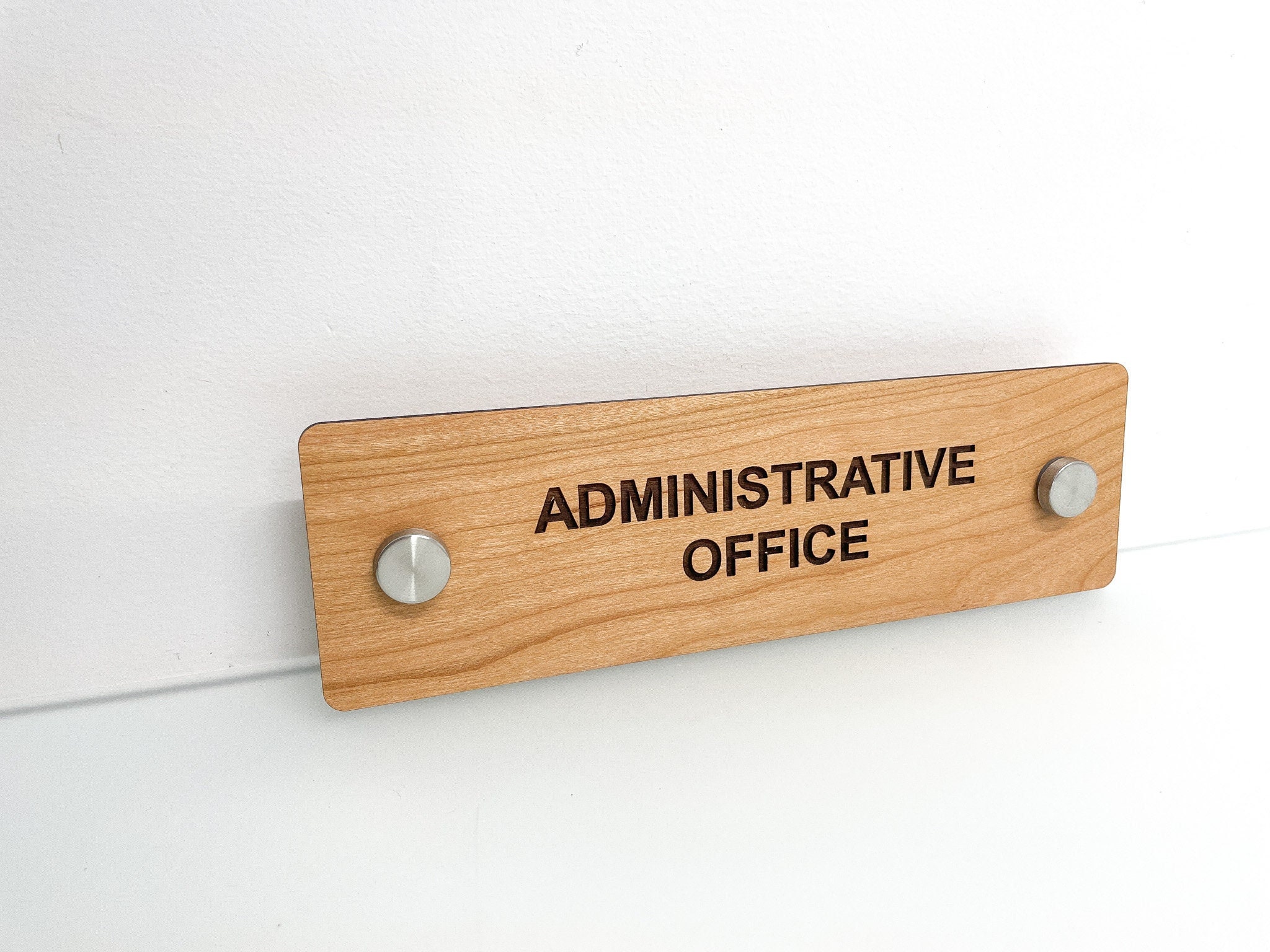 Employees Only, Administrative Office Door Sign | Wood Sign With Metal ...
