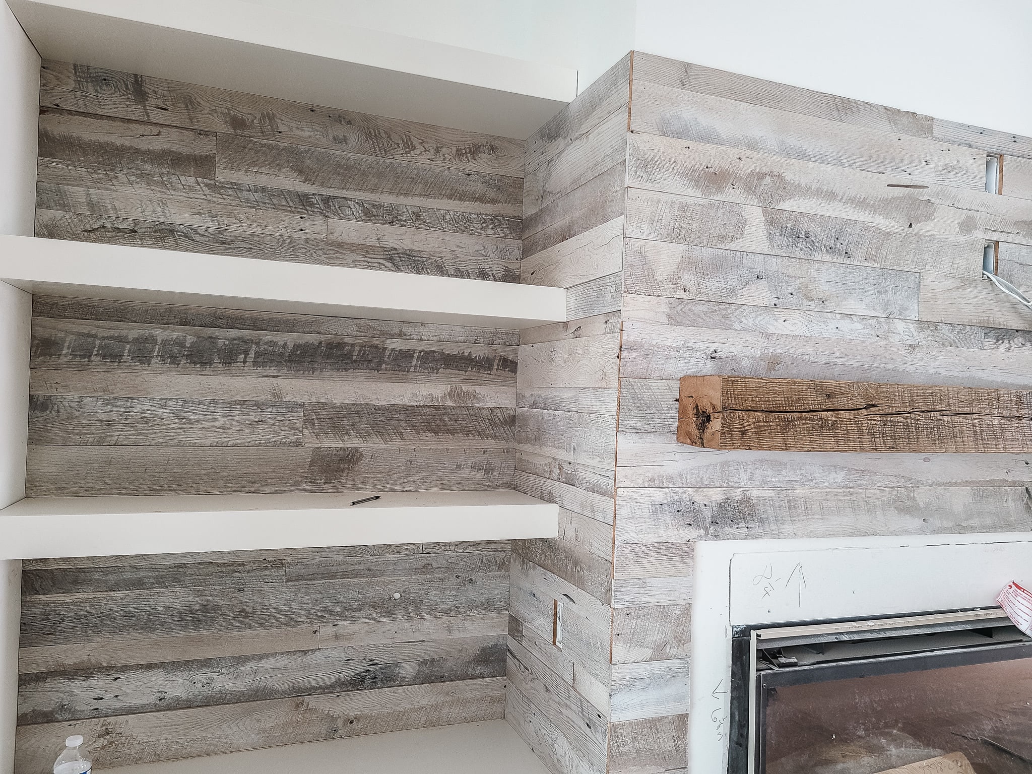 Whitewash Wood Wall Planks Rustic Reclaimed DIY Accent Wall - Etsy