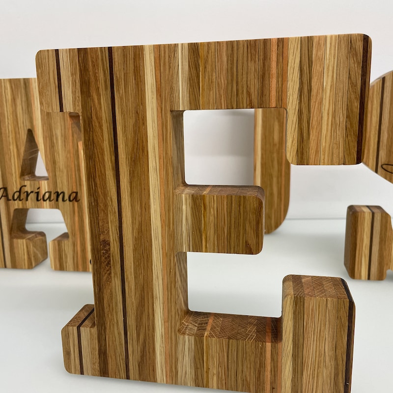 Wood Letter Blocks - Etsy