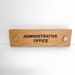 Employees Only, Administrative Office Door Sign | Wood Sign With Metal ...