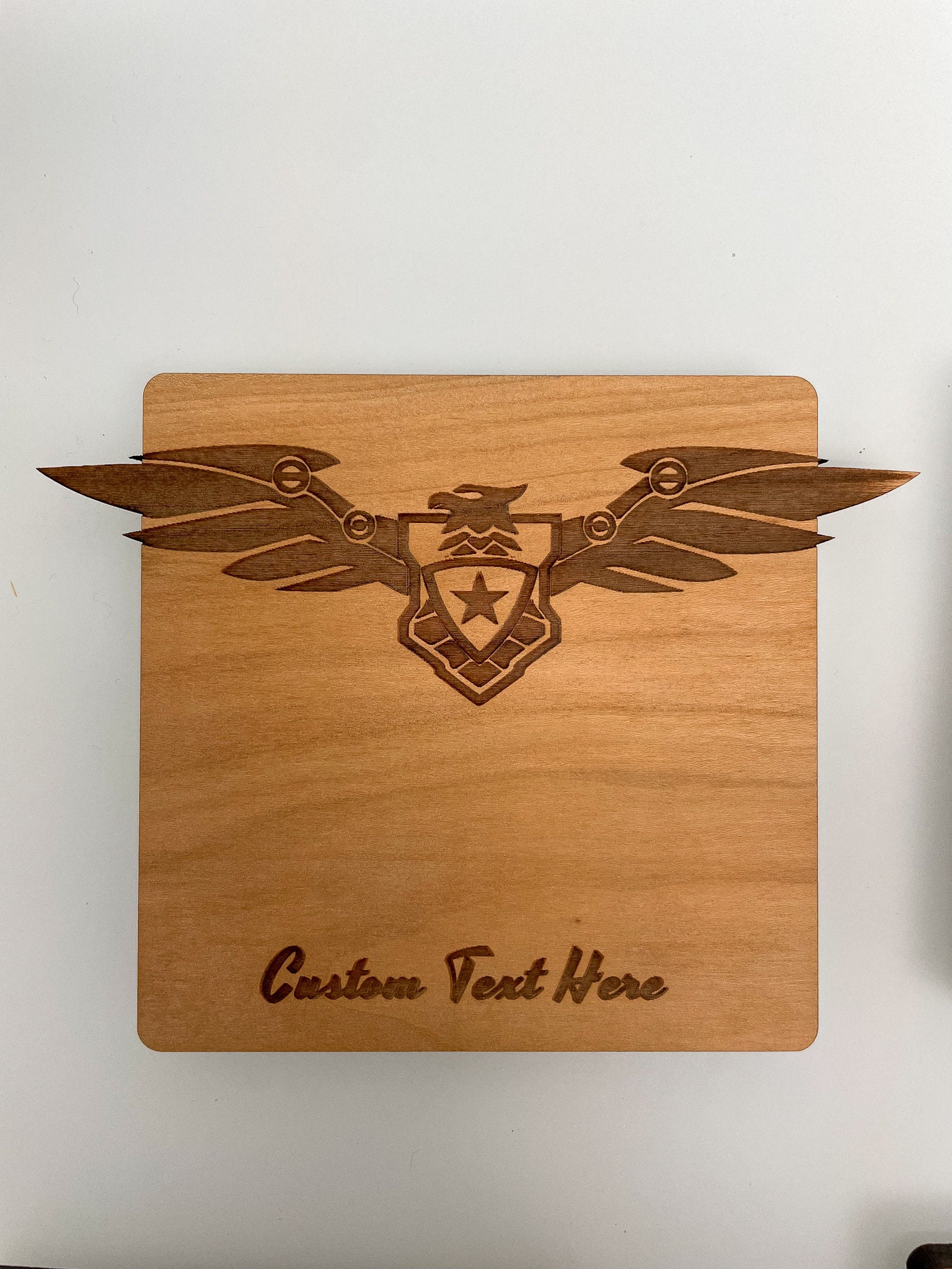 Military Wooden Coasters Custom Text Air Force Army - Etsy