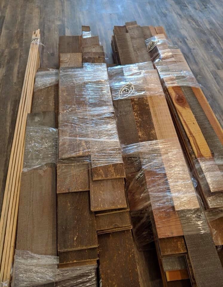 Wood Wall Planks Rustic Reclaimed DIY - Etsy