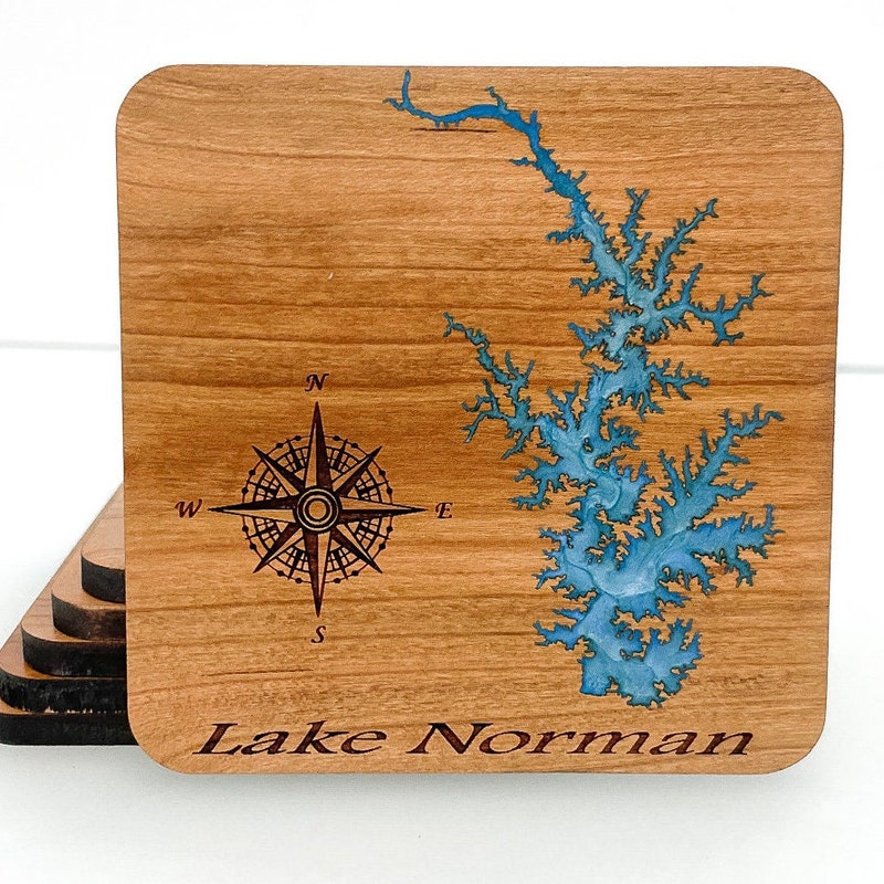 Custom Epoxy Inlay Coasters - Etsy
