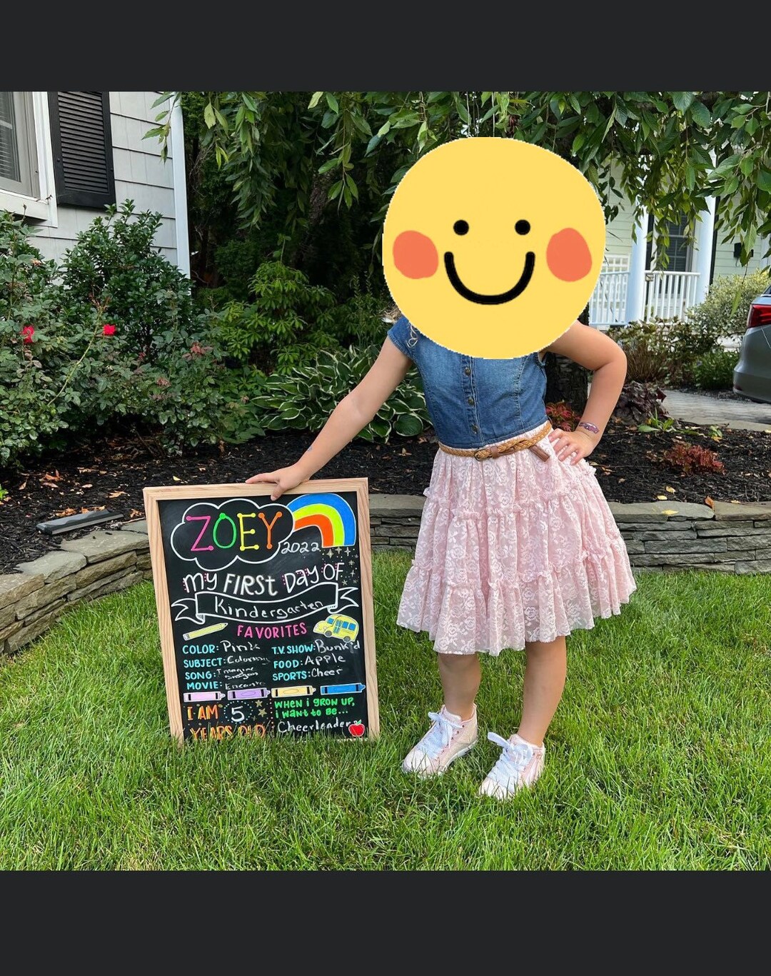 Customized First Day of School Sign - Etsy