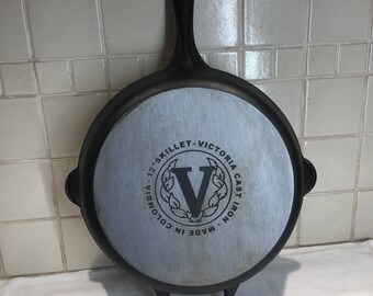 Smooth Cast Iron Skillet - Etsy