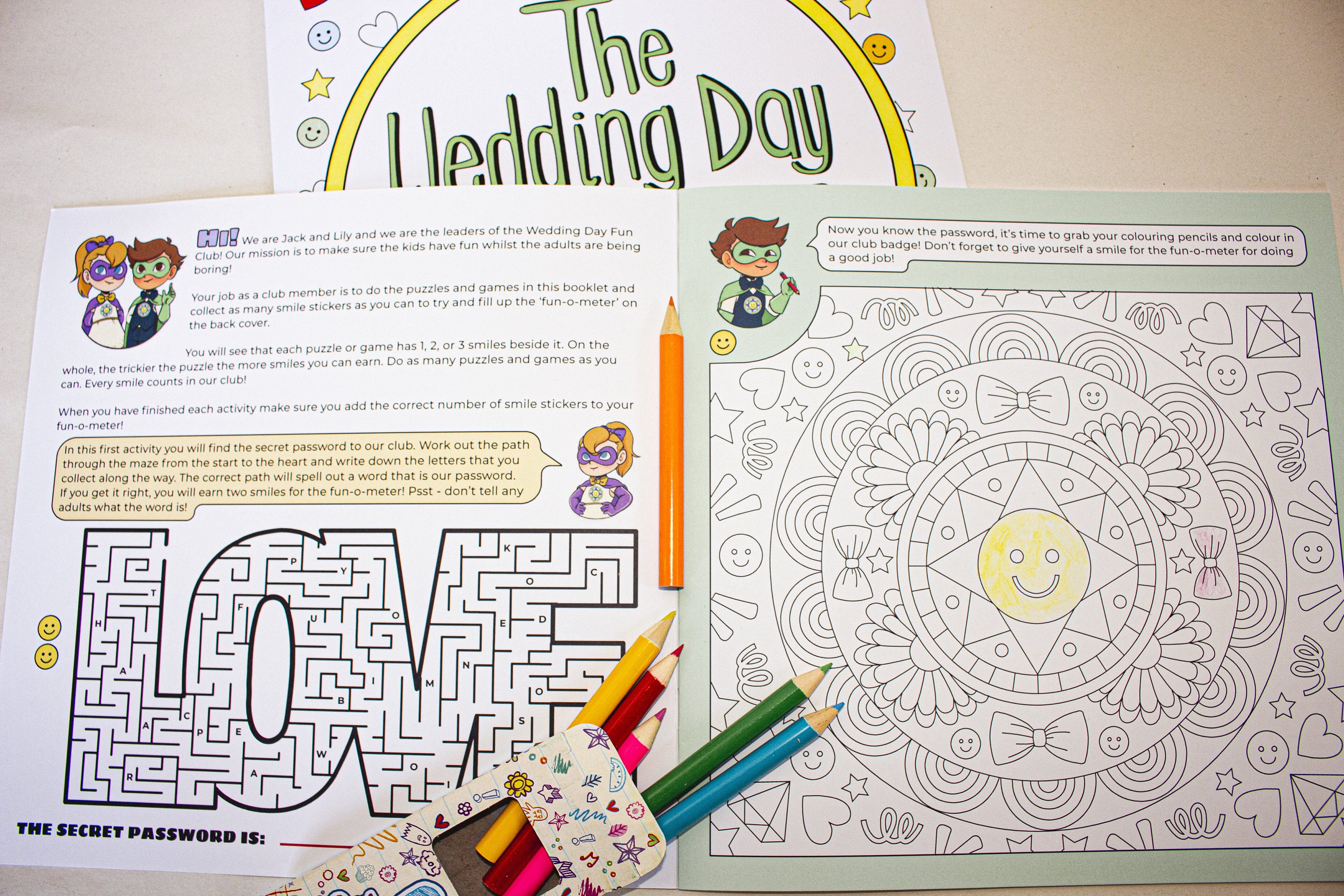 Children's Wedding Activity Packs - Etsy UK