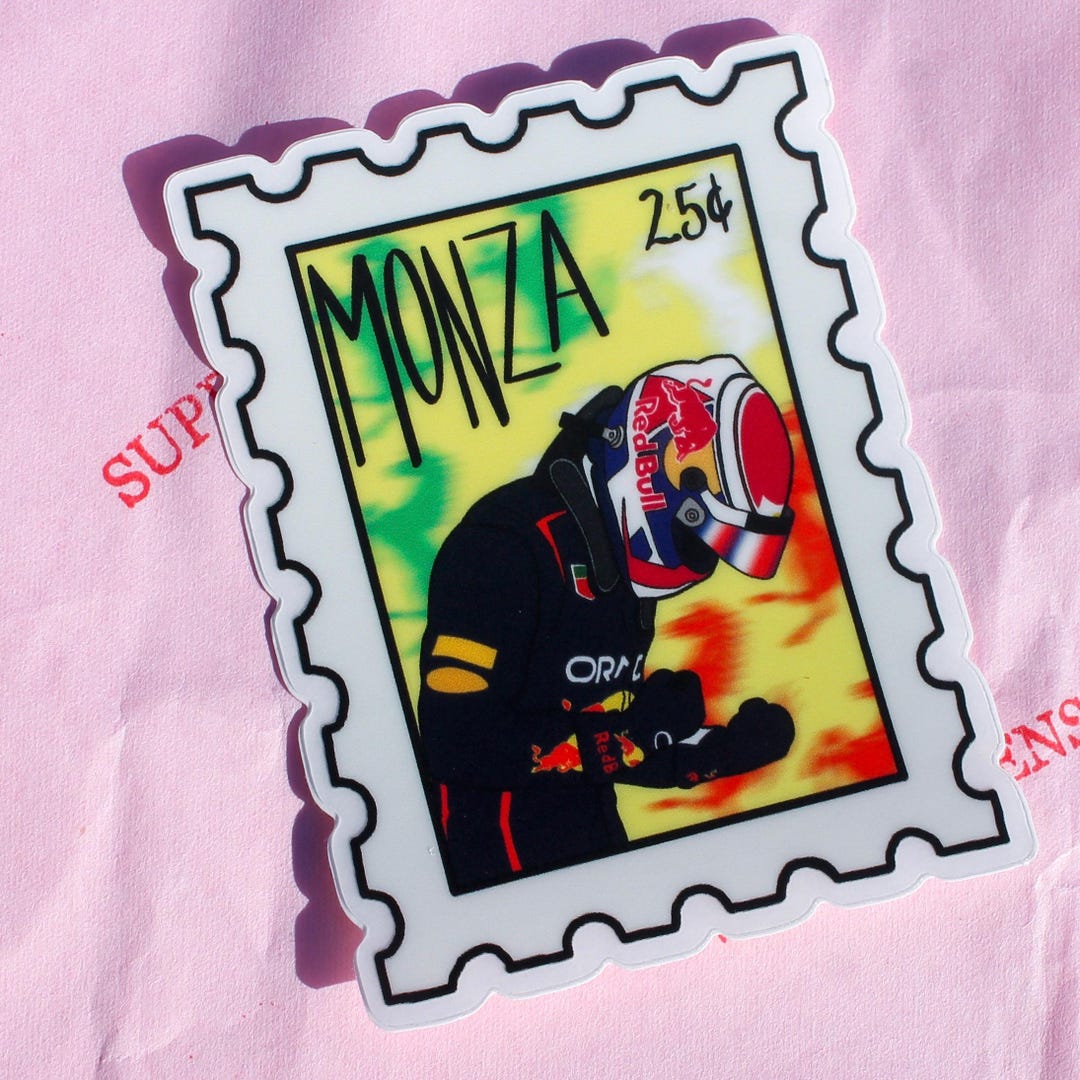 M4X Monza Winner Stamp Sticker | Monza | Yuki Tsunoda | Redbull ...