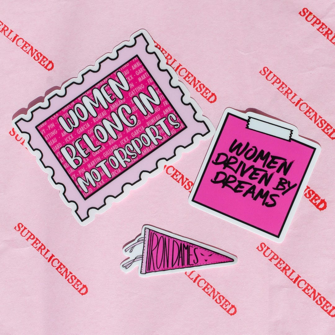 Iron Dames Sticker Set | Iron Dames | F1 Inspired | WEC | Ferrari ...