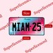 Miami License Plate GP Sticker | Miami GP | Mclaren | Oscar Piastri ...