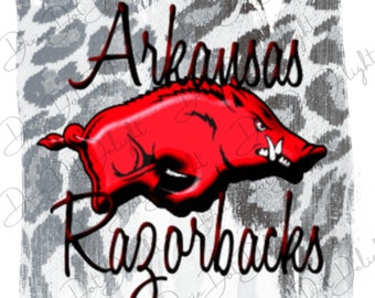 Razorback Tumbler Png | Etsy
