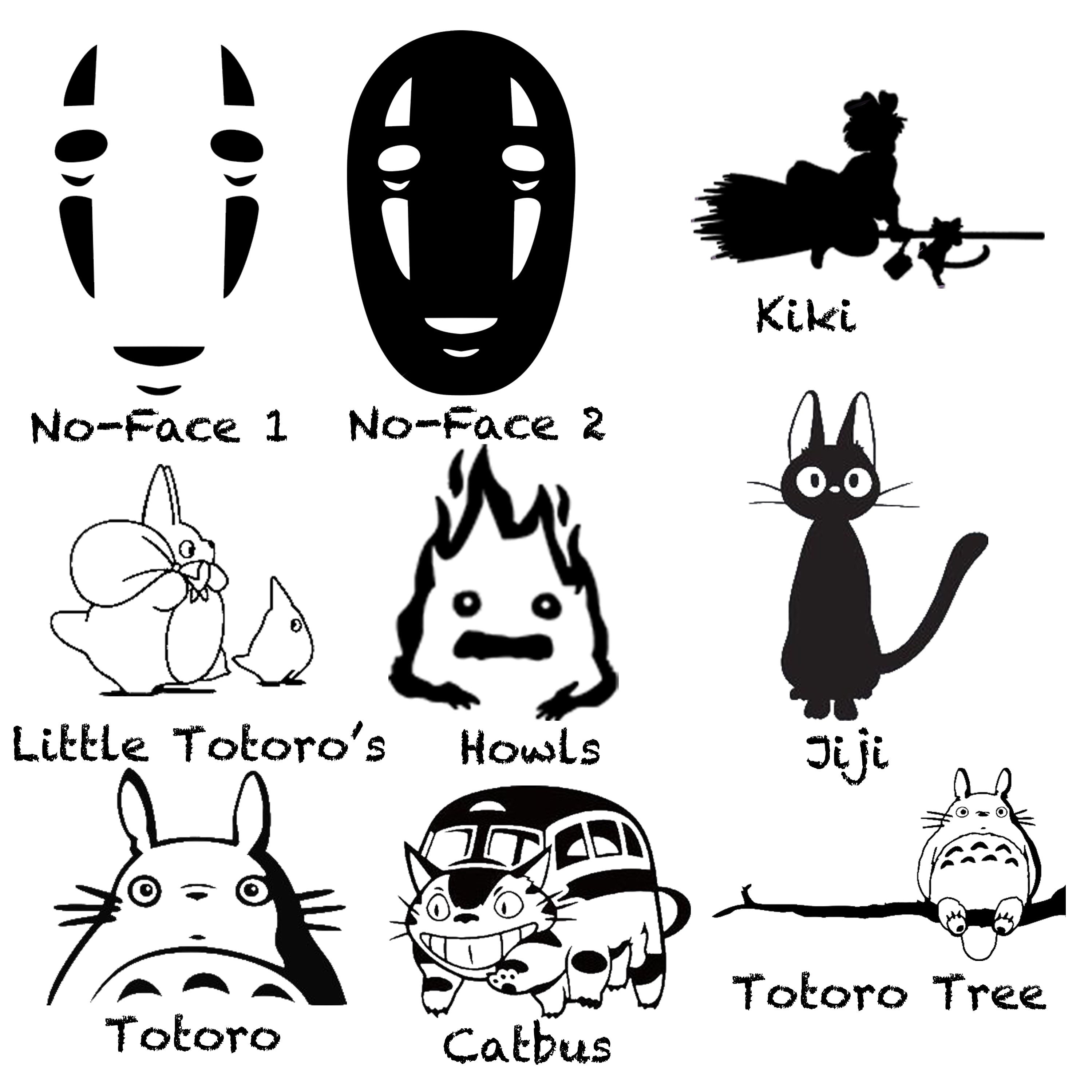 Studio Ghibli Vinyl Decal - Etsy