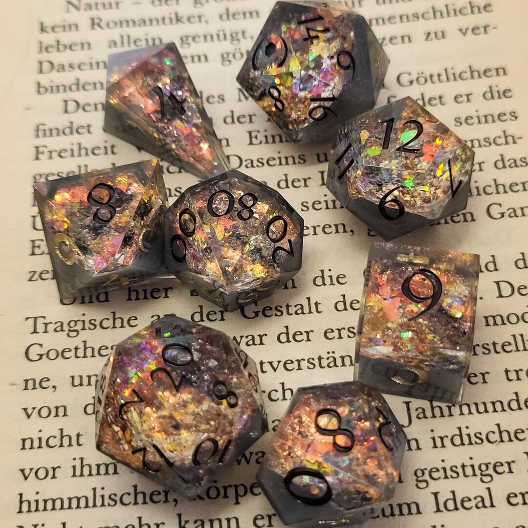 Geode Dice - Handmade Sharpedged Dice - Etsy