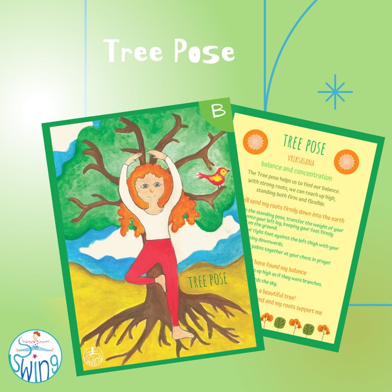 Yoga Cards for Kids Yoga for Children Yoga for Beginners Teaching Yoga ...