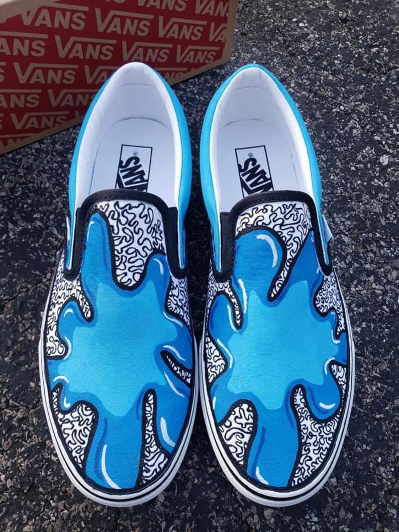 Custom Drip/splatter Vans - Etsy