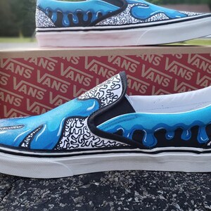 Custom Drip/splatter Vans - Etsy