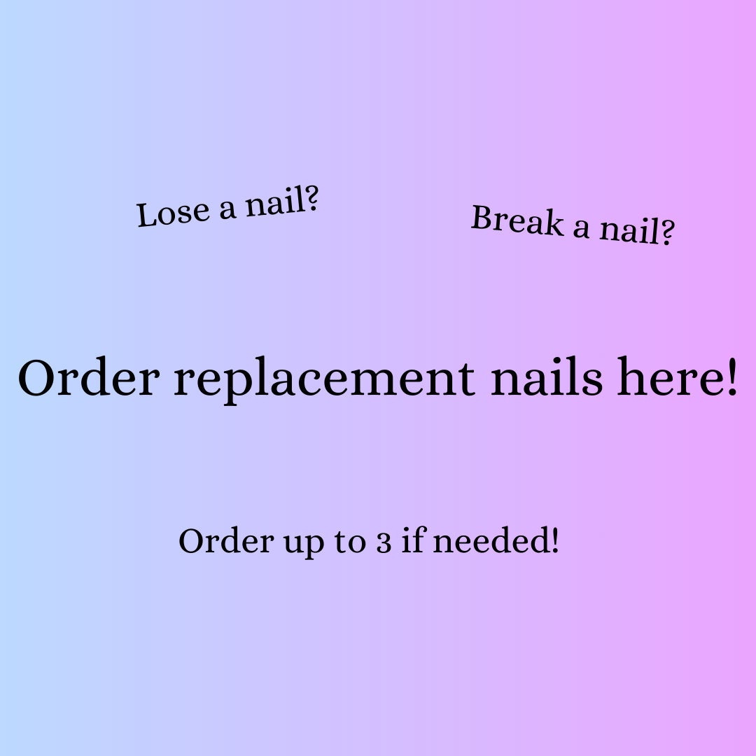 Replacement Nails Replace a Broken or Lost Nail - Etsy