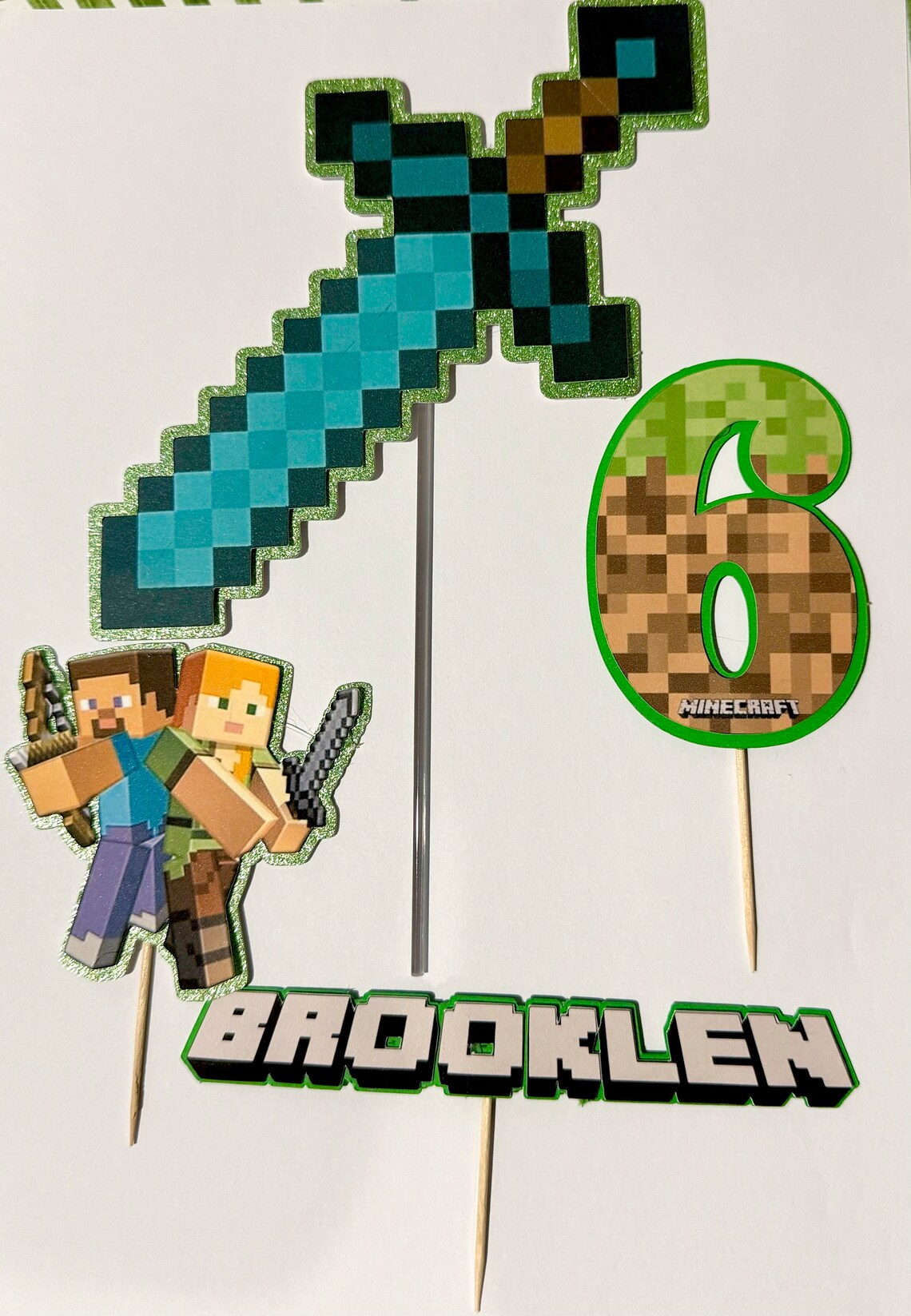 Minecraft Cake Kit - Etsy