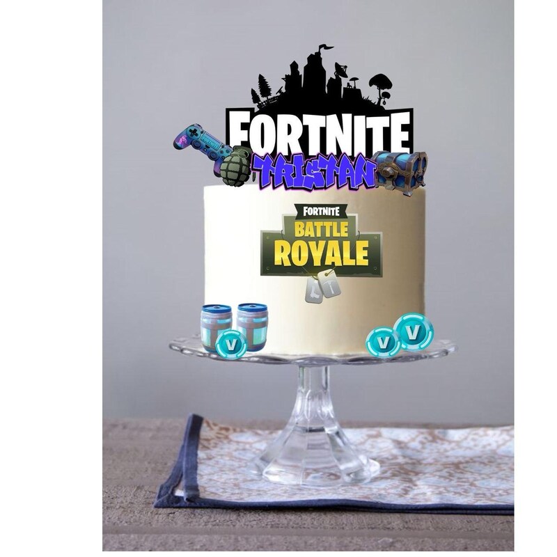 Fortnight Cake Topper - Etsy