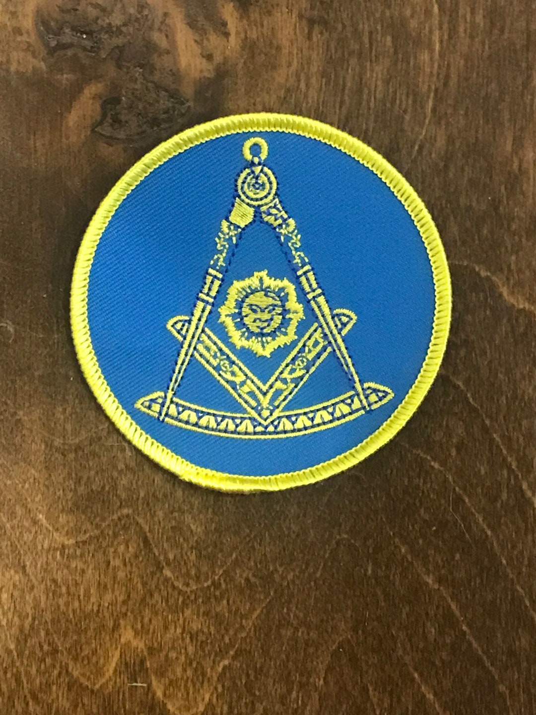 New 3" Round Embroidered Masonic Past Master Patch - Etsy