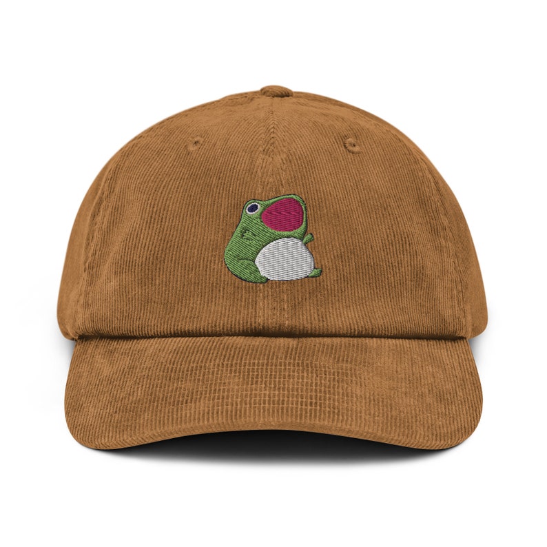 Frog With Mouth Open Dad Hat Screaming Frog Kawaii Funny - Etsy