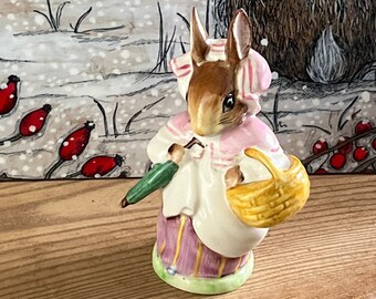 Beswick England Poorly Peter Rabbit Beatrix Potter Bunny Figurine ...
