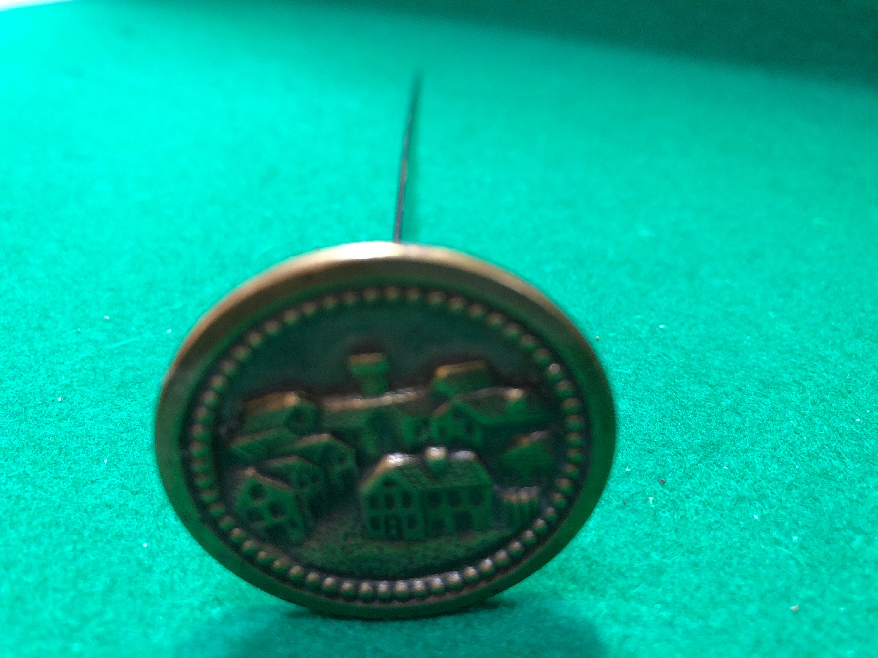 Victorian Livery Button Hat Pin - Etsy
