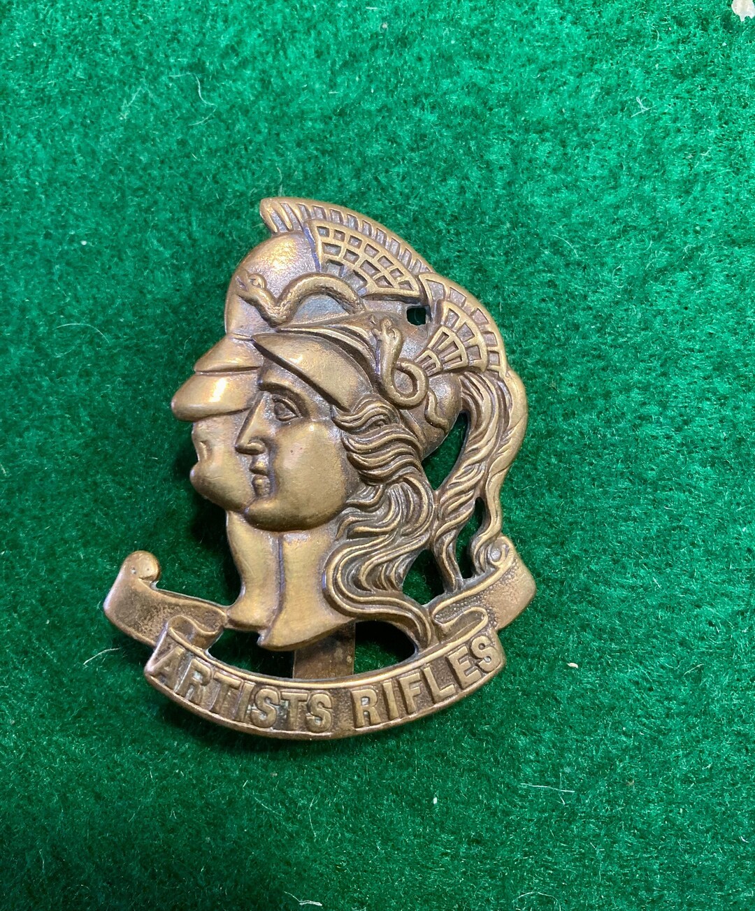 28th London Regiment Artist Rifles Cap Badge. - Etsy