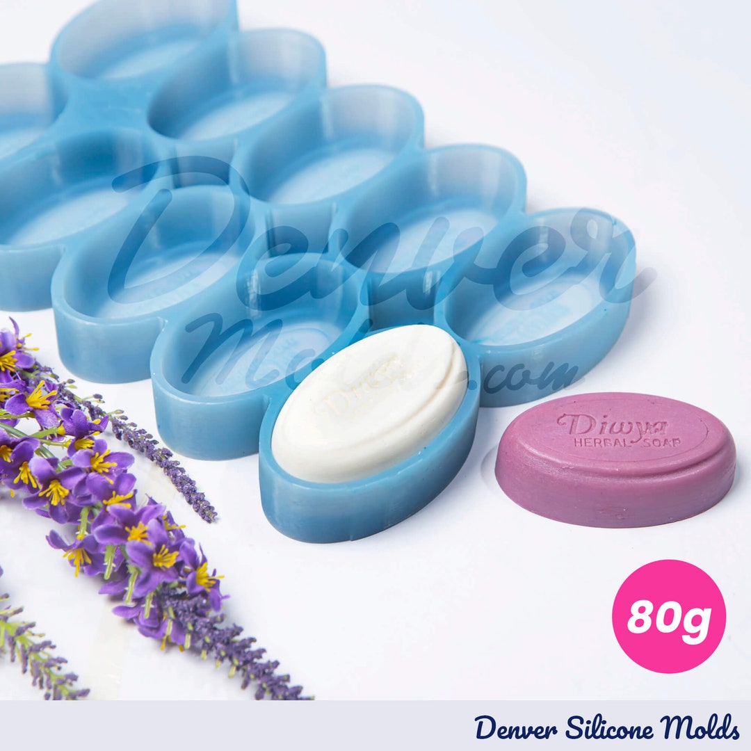 Custom Soap Mold 3.23" Oval Shape | Personalize With Your Logo or Text ...