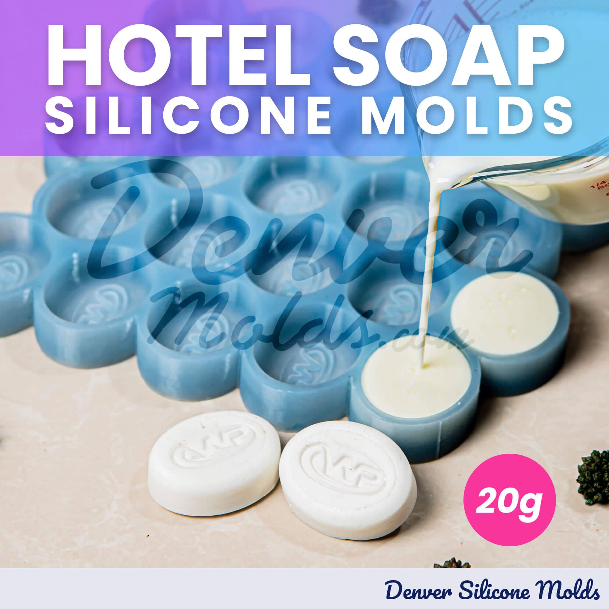 Custom Hotel Soap Mold 1.85" Oval Shape | Personalize With Your Logo or ...