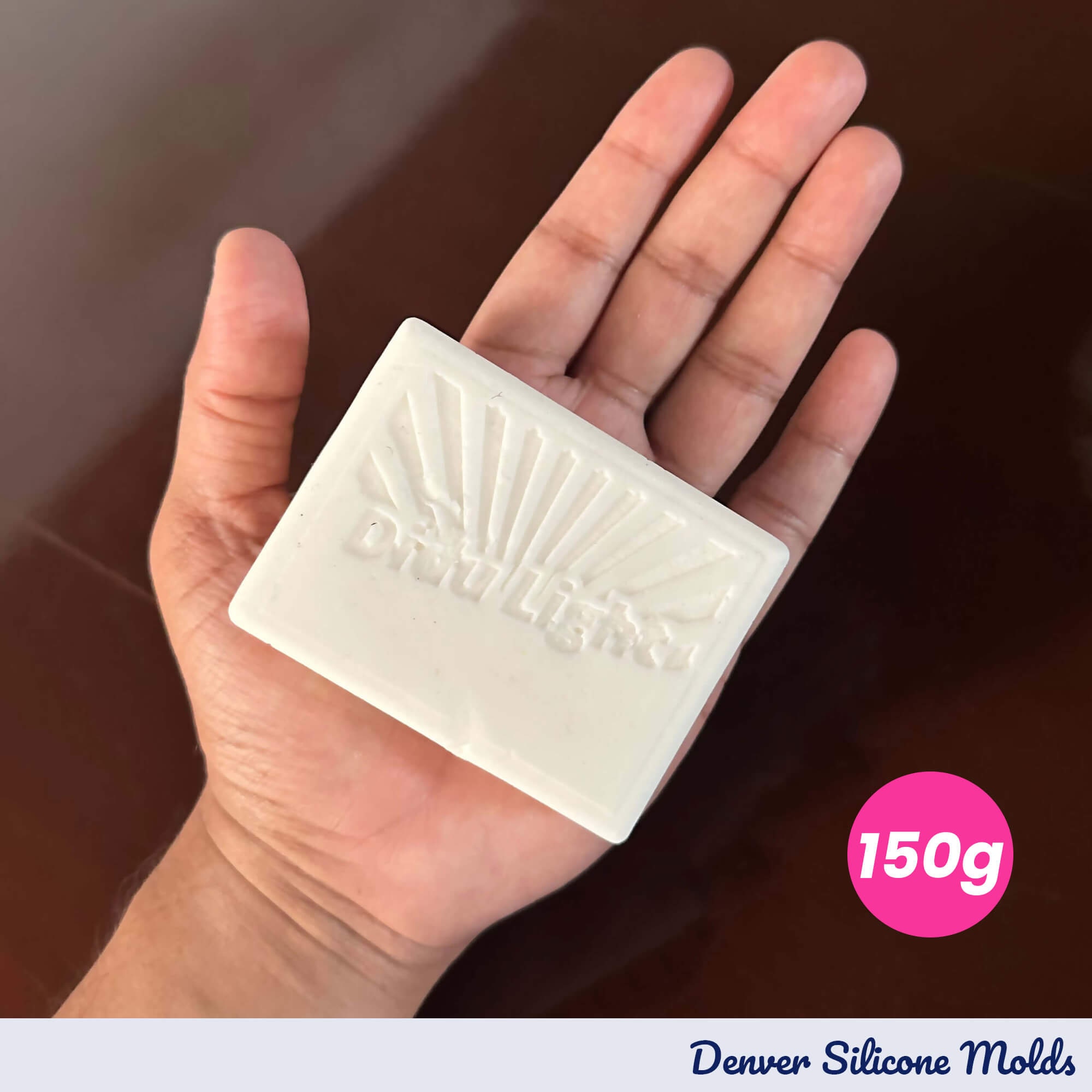 Custom Soap Mold 3.23" Rectangular Shape | Personalize With Your Logo ...