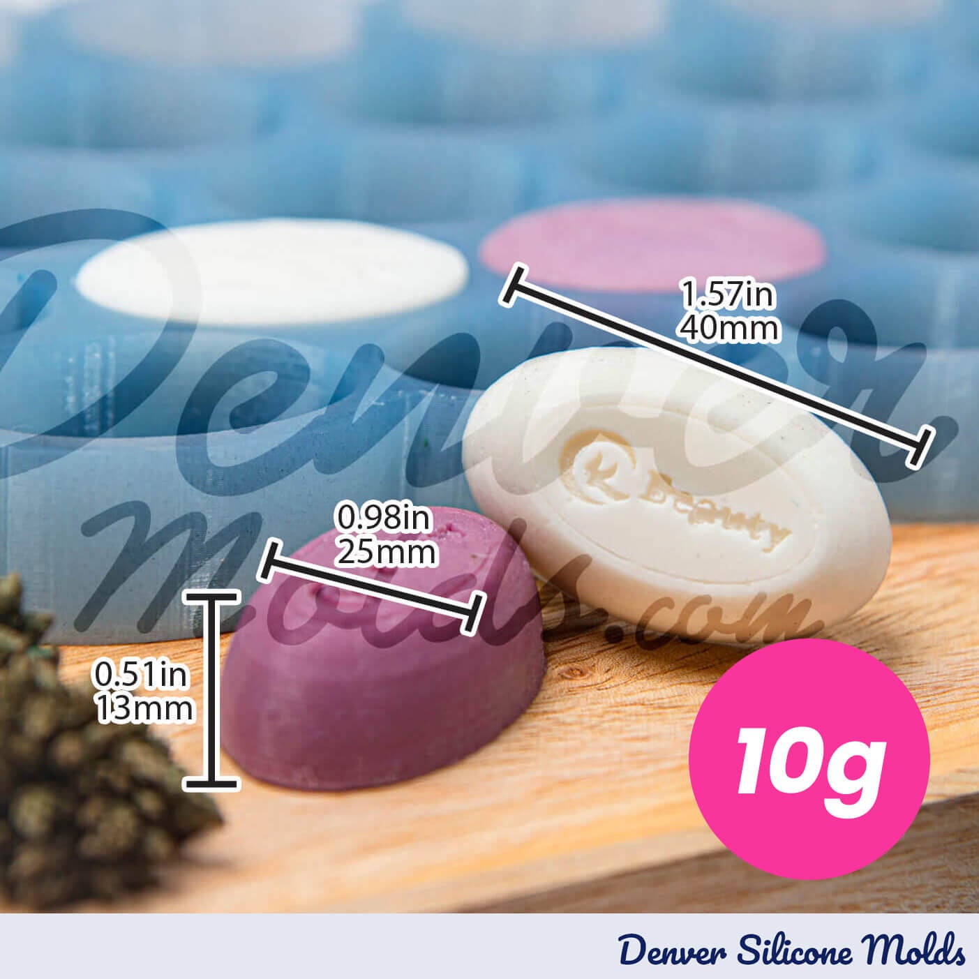 Custom Hotel Soap Mold 1.5