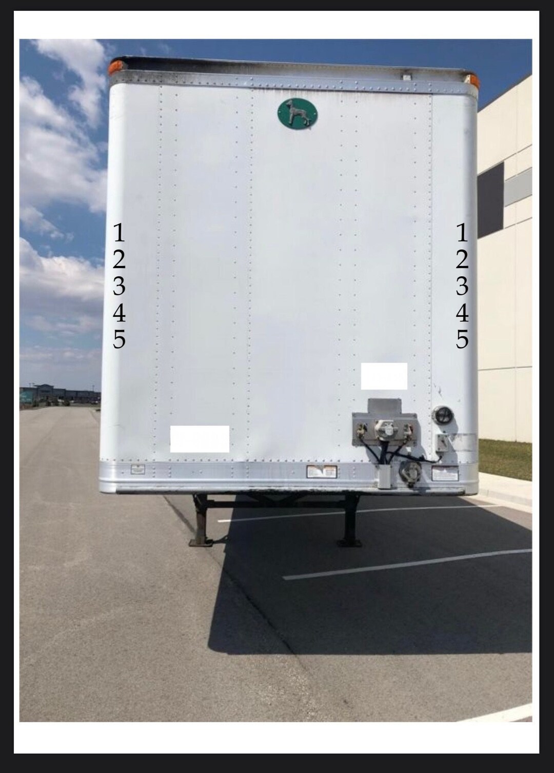 Set of Unit Numbers. Truck or Trailer Number Decal - Custom Number ...