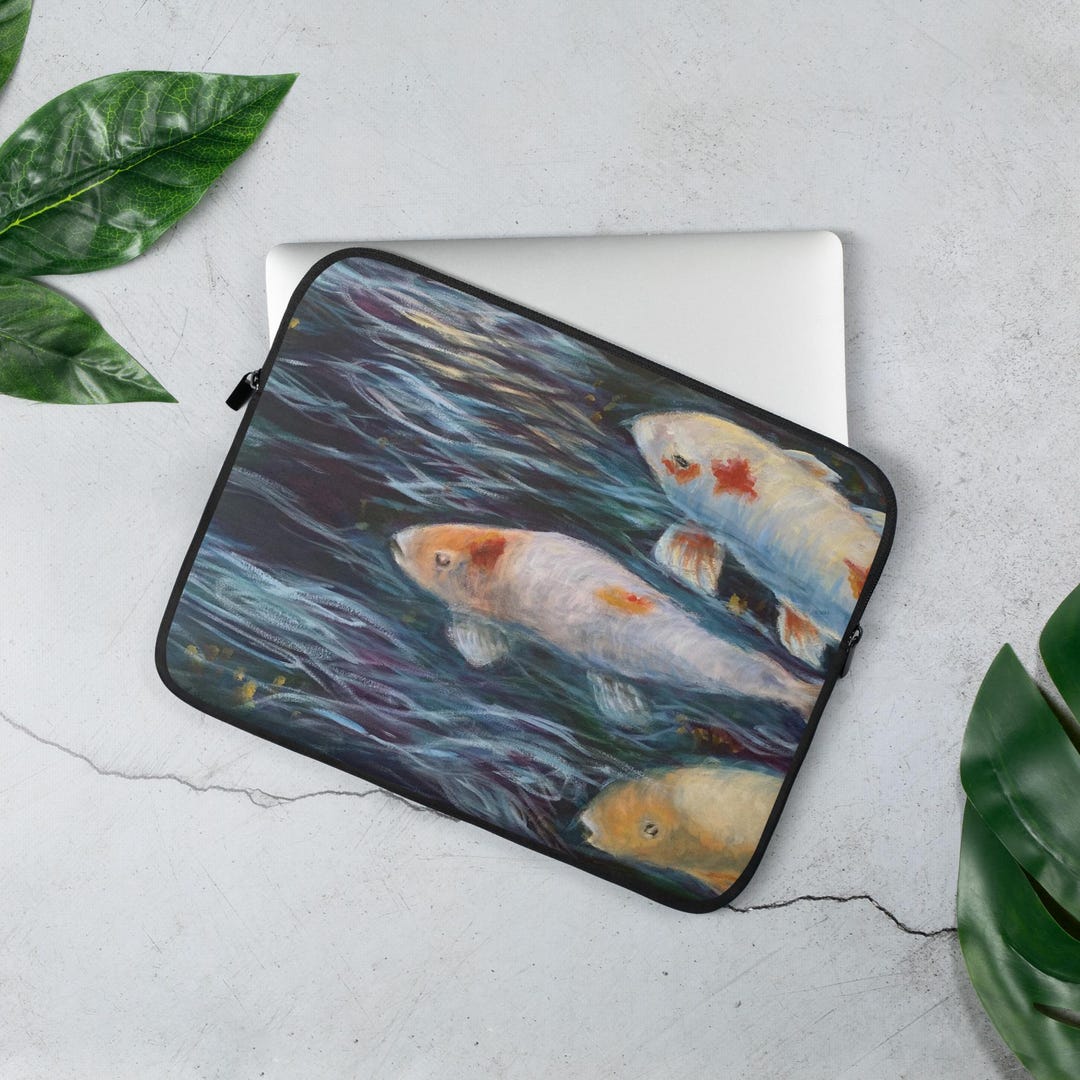 3 Koi Fish Laptop Sleeve - Etsy