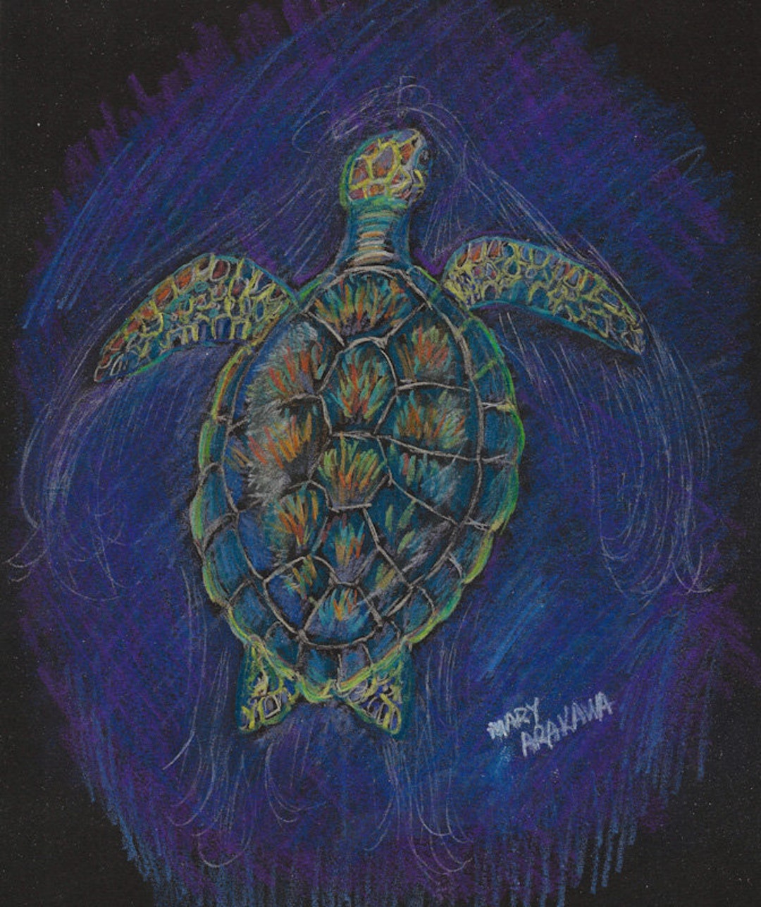 Turtle of Life Poster - Etsy