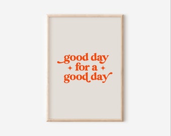 Good Day Poster - Etsy